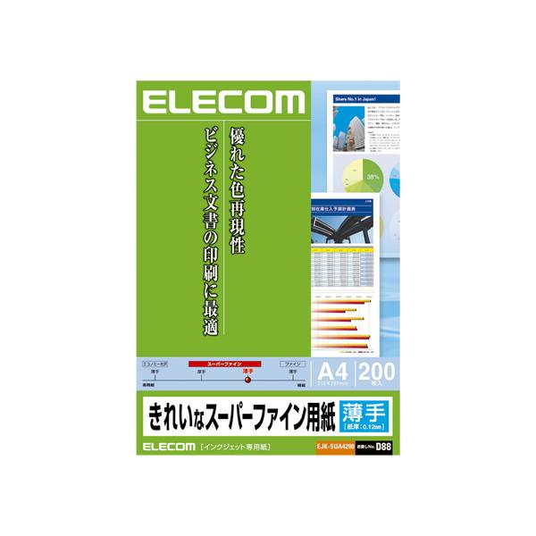 【商品説明】ビジネス文書やグラフ入り文章に最適な高級マット仕上げのスーパーファイン用紙（薄手タイプ）です。優れた速乾性で、細かい文字もニジミや裏写りを防いでクッキリ再現し、白色度の高い特殊コーティングにより印刷画像を鮮やかに再現します。１４...