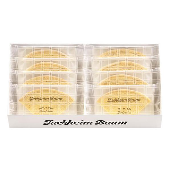 【仕様】●内容：バウムクーヘン×８　●原材料名：砂糖（国内製造）、液卵白（卵を含む）、バター、液卵黄、小麦澱粉、小麦粉、ホワイトチョコレートコーチング（大豆を含む）、アーモンドパウダー、液糖、食塩、レモン果汁、バニラビーンズ　●アレルゲン：...