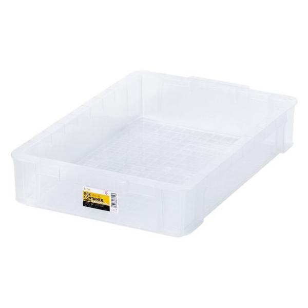 【商品説明】別売りのフタがございます。【仕様】●色：クリア　●商品サイズ：約幅５１３×奥行３７２×高さ１００ｍｍ　●内寸：約幅４３３×奥行３１５×高さ９４ｍｍ　●容量：約１２．８Ｌ　●適合商品：Ｃ−２２Ｒ・Ｃ−２２　<ジェットプライス...