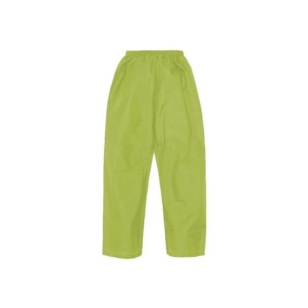 【商品説明】胸部ポケット付き。パンツ尻部ポケット付き【仕様】●素材：ポリエステル１００％●アルクリルコーティングはっ水（水をはじきやすい）●サイズ：Ｌ●色：ライム　<ジェットプライス>