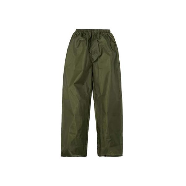 【商品説明】リップストップ生地使用。前開き仕様。パンツ裾絞りボタン付き【仕様】●素材：ポリエステル１００％●アルクリルコーティングはっ水（水をはじきやすい）（リップストップ）●サイズ：Ｍ●色：グリーン　<ジェットプライス>