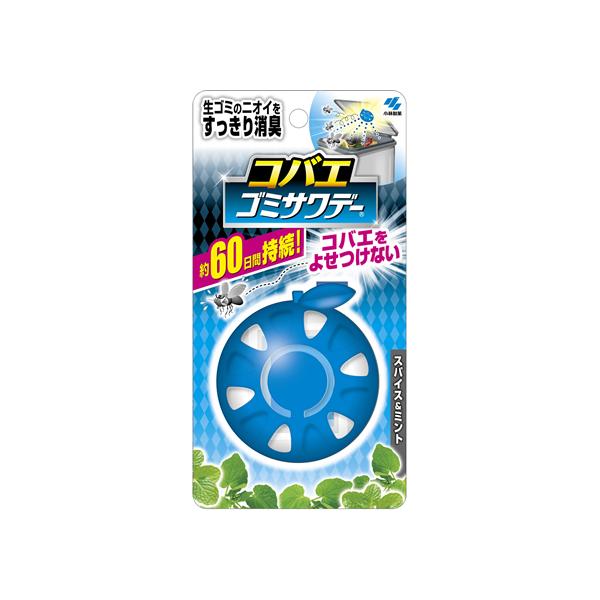 【商品説明】忌避成分配合で、ゴミ箱の中にコバエをよせつけません。消臭香料がゴミ箱特有のニオイ（生ゴミ臭・腐敗臭）をしっかり消臭します。【仕様】●容量：２．７ｍＬ●用途：ゴミ箱用●適用害虫：ショウジョウバエ（コバエ）●スパイス＆ミントのすっき...