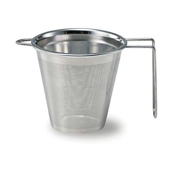 【商品説明】１人分のお茶を淹れられるハンドル付の茶こし。マグカップなどに装着し、手軽にお茶を楽しめます。茶葉が均一に広がる平底仕様。【仕様】●寸法／約１１０×７５×Ｈ７１ｍｍ●直径：７．５ｃｍ●材質：ステンレス●生産国：中国●対応規格：口径...
