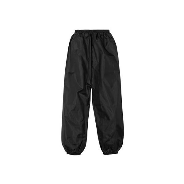 【商品説明】裾ゴム入り。尻部ポケット付き【仕様】●素材：ポリエステル１００％●アルクリルコーティングはっ水（水をはじきやすい）●サイズ：Ｍ●色：ブラック●適応身長：１５５〜１６５●適応胴囲：７２〜８２　<ジェットプライス>