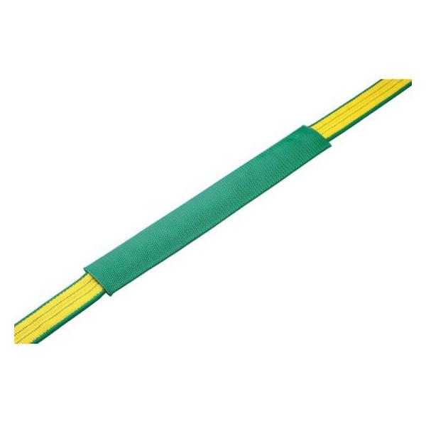 【商品説明】●特殊樹脂加工による、摩擦にも強いベルトスリング用コーナーパッドです。●擦り切れるなどして白糸が露出した場合は、当たり面の位置を変えるなどしてご使用ください。【仕様】●型番：CP-1-E75　●適合ベルト幅（mm）：75　●全長...