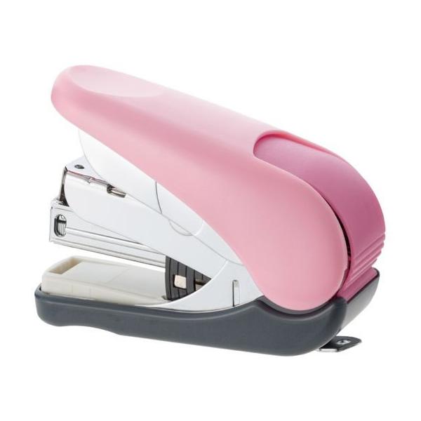 【商品説明】コンパクト＆ラウンジ形状で握りやすい。【仕様】●色：ピンク●サイズ：幅３０×奥行８１×高さ６０ｍｍ●使用針：１０号●装填本数：５０本または１００本／回●とじ枚数：コピー用紙最大約３２枚●最大とじ奥行：３０ｍｍ●パワーアシストメカ...