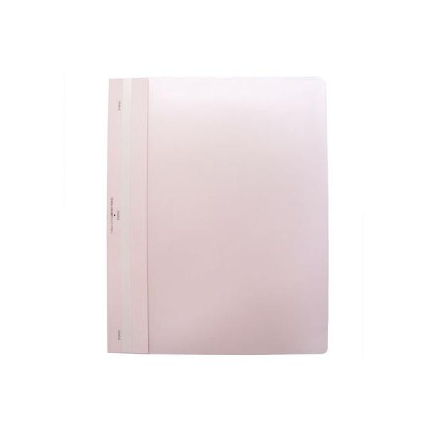 【仕様】●色：ピンク●サイズ：Ａ４タテ●外寸法：縦３０５×横２４５ｍｍ●収容枚数：３０枚●厚さ：０．７５ｍｍ　●ホッチキス製本●材質：表紙（透明シート）／ポリプロピレン●注文単位：１パック（５冊）　<ジェットプライス>