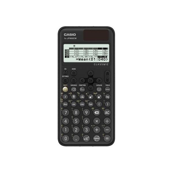 【商品説明】直観的な操作に拘ったＵＩ。高精細液晶＆日本語表示で見やすく使いやすいです。関数電卓からＱＲコードを通してスマホでグラフ表示もできます。【仕様】●色：ブラック●サイズ：幅７７×奥行１６２×高さ１０．７ｍｍ●重量：９５ｇ（電池含む）...