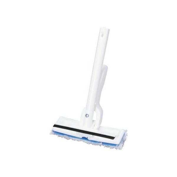 【商品説明】レバー操作で手を汚さずに絞れる。【仕様】●製品サイズ：約幅１９×奥行２９×高さ７ｃｍ　●材質：ヘッド／ポリプロピレン、モップ／ポリエステル、ナイロン、ゴムヘラ／合成ゴム　●重量：約１６０ｇ　<ジェットプライス>