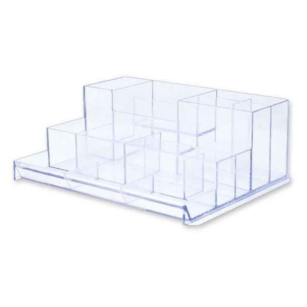 【商品説明】レタートレー縦型に重ねて使用することができます。マルチデスクオーガナイザー単体でも使用可能です。ヨコ型のレタートレーの上には重ねられません。【仕様】●外寸：Ｗ２５５×Ｄ２０４×Ｈ９７ｍｍ●カラー：クリア●材質：ポリスチレン　&l...