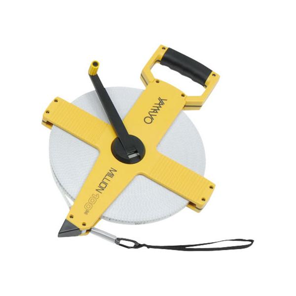 【商品説明】耐久性・メンテナンス性が高いオープンタイプケースのＪＩＳ１級巻尺。【仕様】●素材・材質：テープ／グラスファイバー（ＰＶＣコーティング）、ケース／ＡＢＳ　●仕様：表２ｍｍ目盛、裏５ｍｍ目盛、ＪＩＳ１級　●特徴：握りやすいラバーグリ...