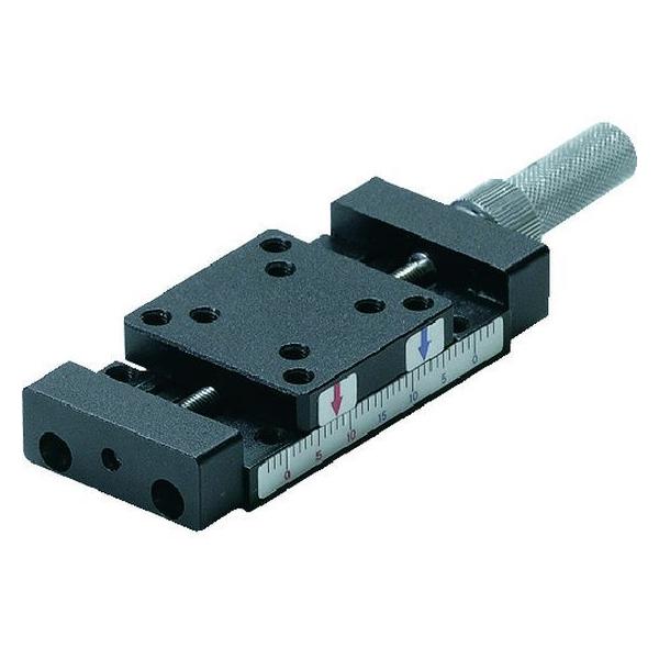 【仕様】●型番：FR-X　●ステージ面（mm）：25×25　●移動量（mm）：±8　●移動精度真直度（μm）：20　●移動精度運動時平行度（μm）：20　●ハンドル一回転移動量（mm）：0．5　●移動精度　真直度（μm）：20　●移動精度　...