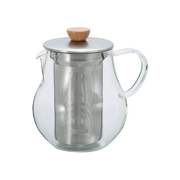 【商品説明】耐熱ガラスとステンレス・天然木を組み合わせたカジュアル感覚で使用できるティーピッチャーです。【仕様】●サイズ：幅１５６×奥行１２０×高さ１４８ｍｍ●重量：約３１０ｇ●容量：実用容量＝７００ｍｌ●素材：本体＝耐熱ガラス、フタ・スト...
