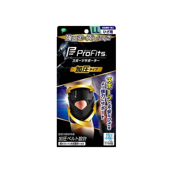 【仕様】●色：ブラック●サイズ：ＬＬサイズＬＬ（ひざ上１２ｃｍ周囲：４６〜５０ｃｍ）●左右兼用●材質：ポリエステル、ナイロン、ポリウレタン、その他（繊維外）●内容量：１枚　●スポーツ時の不安な部位をしっかり圧迫固定する薄型のサポートギア。激...