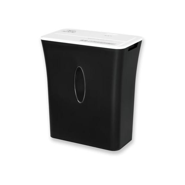 【商品説明】デスクサイドに置きやすいサイズのシュレッダー。Ａ４用紙を約７秒で細断できます。前面に透明パネルがあり細断屑の量もはっきりわかる。【仕様】●外形寸法：幅２９５×奥行１７０×高さ３３５ｍｍ●質量：約３．２ｋｇ●最大裁断枚数：４枚●定...