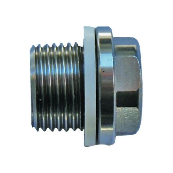 【仕様】●型番：VB-3-38PT-BS　●長さ（mm）：23．8●内径（mm）：1／2●呼びサイズ：1／2●品名：マニホールドブロック 用止め栓プラグ38PT●最大使用圧力（MPa）：5●適応流体：アセトン、アンモニア水、飲料水、エタノー...