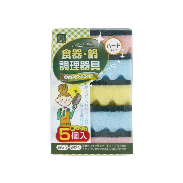 【仕様】●１個あたりのスポンジサイズ：約３４×１０５×６０ｍｍ●注文単位：１パック（５個）　<ジェットプライス>