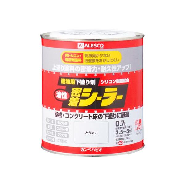 【商品説明】●劣化してもろくなったコンクリート・セメント・モルタル面の素地を強化し、上塗り塗料との密着性を向上させます。●下地の劣化の激しい瓦屋根、コンクリート床の下地固めに。●浸透性と密着性の優れたラッカータイプ。トルエンを含んでいないの...