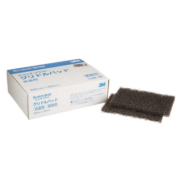 【仕様】３ＭグリドルスクリーンＮｏ．２００でグリドルにこびりついた汚れを取り除き、スコッチ・ブライトグリドルパッド低温用でツヤのあるきれいな表面に仕上げるタイプです。●色：グレー●サイズ：１００×１５０ｍｍ●注文単位：１箱（１０枚）　※１０...