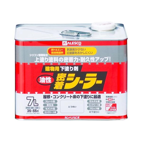 【商品説明】●劣化してもろくなったコンクリート・セメント・モルタル面の素地を強化し、上塗り塗料との密着性を向上させます。●下地の劣化の激しい瓦屋根、コンクリート床の下地固めに。●浸透性と密着性の優れたラッカータイプ。トルエンを含んでいないの...