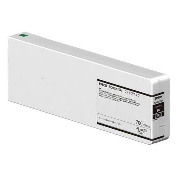 【商品説明】エプソン純正のインクカートリッジです。ＳＣ９ＢＫ７０の仕様変更品です。印刷品質や印刷可能枚数に変更はありません。プリンター本体の動作が従来と異なる点がございますが、問題なくお使いいただけます。【仕様】●色：フォトブラック●インク...