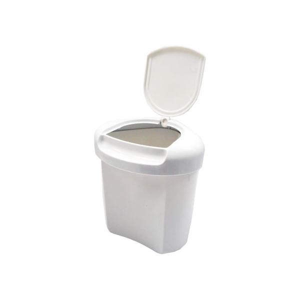 【商品説明】●コーナーにぴったり収まります●ちょっと大きめで便利●抗菌防カビ加工がしてあります●ポリ袋のセットが簡単【仕様】●サイズ：幅１９ｃｍ×奥行１７．５ｃｍ×高さ１５．５ｃｍ●材質：ポリプロピレン●生産国：日本●カラー：ホワイト　&l...