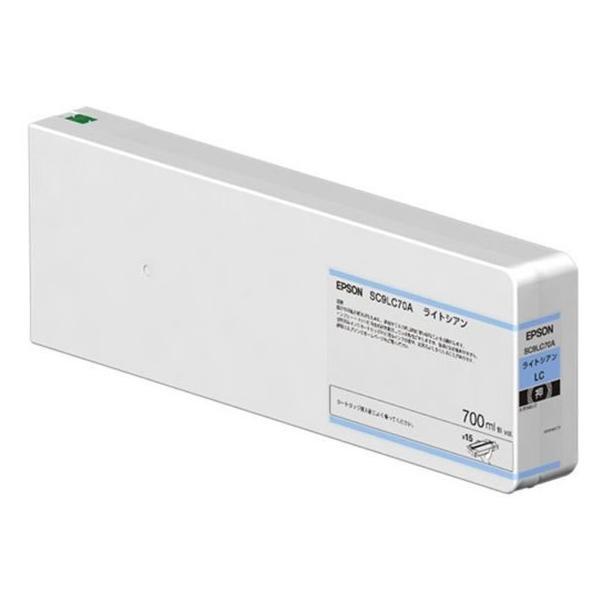 【商品説明】エプソン純正のインクカートリッジです。ＳＣ９ＬＣ７０の仕様変更品です。印刷品質や印刷可能枚数に変更はありません。プリンター本体の動作が従来と異なる点がございますが、問題なくお使いいただけます。【仕様】●色：ライトシアン●インク容...