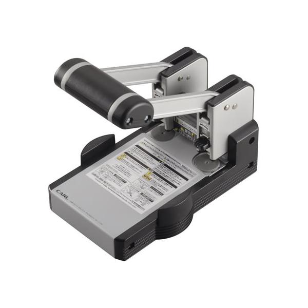 【仕様】●２穴８０ｍｍピッチ●穴あけ枚数：１１０枚（穿孔能力１０ｍｍ）●穴径：６ｍｍ●穴奥行：９ｍｍ●本体サイズ：幅１６４×奥行２４１×高さ１４０ｍｍ●重量：２．５ｋｇ●ワンタッチ替刃●ワイドダブルゲージ付（紙幅１３７〜３００ｍｍ）　&lt...