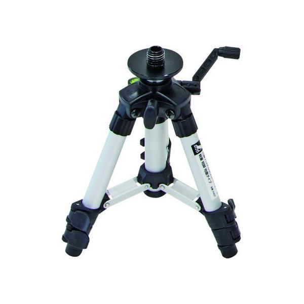 【商品説明】●脚が2段伸縮するので欲しい高さまでもう1伸びします。●レーザー墨出し器の地墨ポイントが照射できます。●低位置での墨出しが可能です。●小型軽量で持ち運びに便利です。●レーザー墨出し器用のエレベーター式三脚です。●気泡管付きです。...