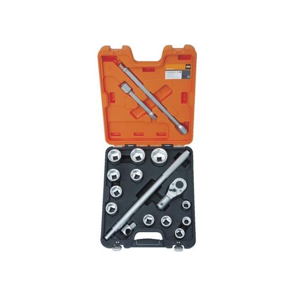 【商品説明】●標準的な整備に適しています。●ハンドルは伸縮タイプなので、任意で長さを調整できます。●ＢＡＨＣＯツールセットのエントリーモデルです。●１９．０ｍｍ差込角のソケットレンチセットのインチサイズタイプです。【仕様】●型番：SLX17...