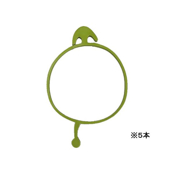 【仕様】普通の輪ゴムとは使い方が違います。まきつけてひっかけるだけ！タブをひっぱって簡単にはずす事が出来ます。　●色：ライトグリーン●番手：＃１８×３●サイズ：内径４４．５ｍｍ、折径７０ｍｍ、切幅３ｍｍ、×厚さ１．１ｍｍ●材質：天然ゴム●注...