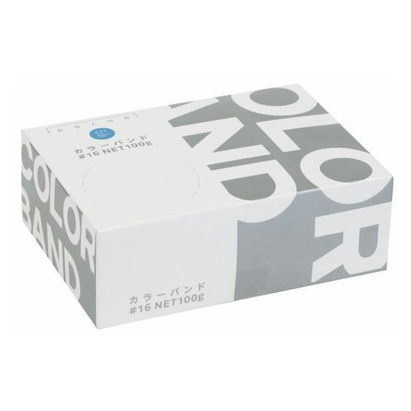 【仕様】●色：ライトブルー●番手：＃１６●サイズ：内径３８ｍｍ、折径６０ｍｍ、切幅１．１ｍｍ、厚み１．１ｍｍ●材質：天然ゴム●注文単位：１箱（１００ｇ）　<ジェットプライス>