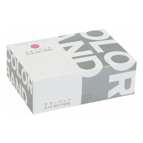 【仕様】●色：ピンク●番手：＃１６●サイズ：内径３８ｍｍ、折径６０ｍｍ、切幅１．１ｍｍ、厚み１．１ｍｍ●材質：天然ゴム●注文単位：１箱（１００ｇ）　<ジェットプライス>