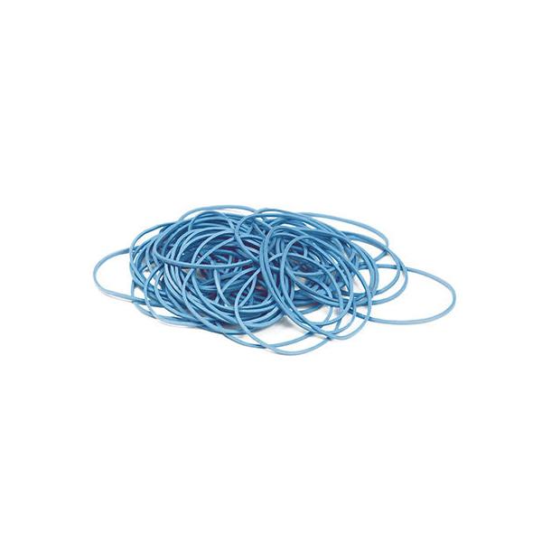 【仕様】●色：ライトブルー●番手：＃１６●サイズ：内径３８ｍｍ、折径６０ｍｍ、切幅１．１ｍｍ、厚み１．１ｍｍ●材質：天然ゴム●注文単位：１箱（３０ｇ）　<ジェットプライス>　【JP_LPC】