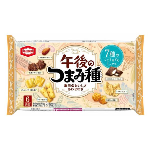 【商品説明】厳選された、こころはずむ７種のおいしさが楽しめる“おやつ時間”にぴったりなつまみ種です。【仕様】●注文単位：１袋　<ジェットプライス>