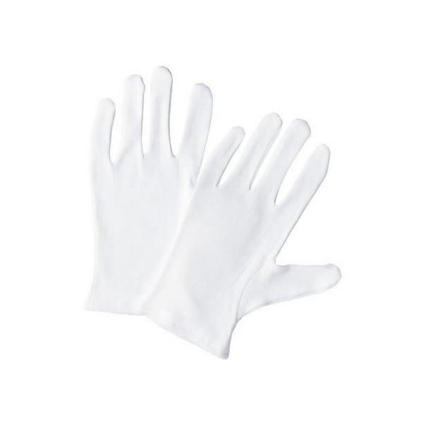 【商品説明】商品管理や作業手袋などの下履き用、お客様への配布用などに最適な手袋です。マチなしタイプです。【仕様】●サイズ：Ｌ全長２３５ｍｍ。掌厚さ０．５ｍｍ。中指長さ８４ｍｍ。掌平幅：９６ｍｍ●素材：綿１００％●注文単位：１打（１２双）　&...