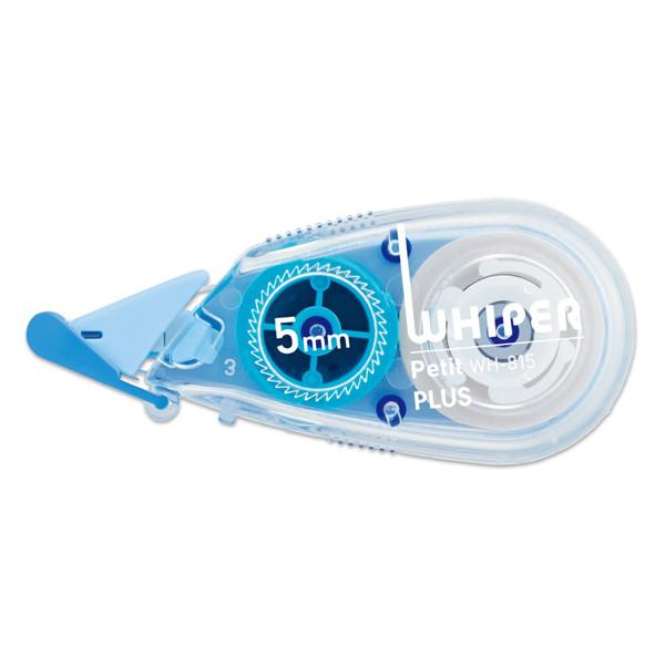 【仕様】テープが密着しやすいピタッとヘッド　指一本で開閉できるワンタッチキャップを採用　「引いて」１行、「押して」１文字の２ＷＡＹ機能　なめらかな使い心地で重ね引きに強い、新ミニローラーヘッド●カラー：ブルー●使い切りタイプ●テープ幅：５ｍ...