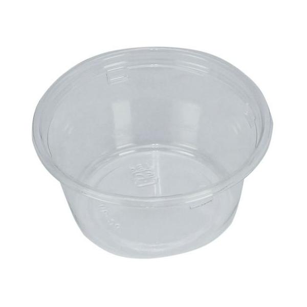 【商品説明】テイクアウトにおすすめ、少量目の惣菜サラダやドレッシングなどに最適なカップ！３層構造で中央にリサイクルＰＥＴ樹脂を使用した環境にやさしいカップです。【仕様】●寸法：約直径７６×高さ３７ｍｍ●質量：２．５ｇ●容量：９０ｍｌ●材質：...