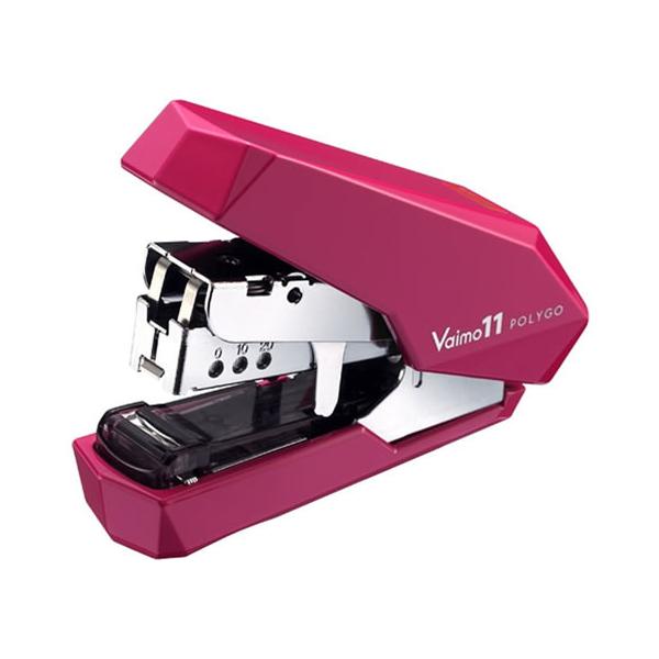 【仕様】●色：ピンク●サイズ：幅２８×奥行９８×高さ７１ｍｍ●質量：１３５ｇ（針５０本装填時）●とじ奥行：２８ｍｍ●とじ口寸法：７ｍｍ●とじ枚数：２枚〜約４０枚●フラットクリンチ●針装てん数：５０本●使用針：Ｎｏ．１１−１Ｍ※他の針（Ｎｏ．...