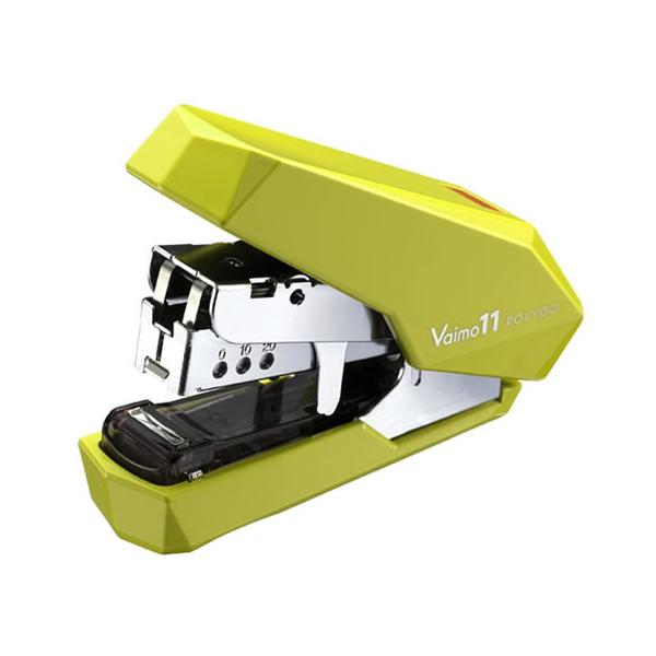 【仕様】●色：ライトグリーン●サイズ：幅２８×奥行９８×高さ７１ｍｍ●質量：１３５ｇ（針５０本装填時）●とじ奥行：２８ｍｍ●とじ口寸法：７ｍｍ●とじ枚数：２枚〜約４０枚●フラットクリンチ●針装てん数：５０本●使用針：Ｎｏ．１１−１Ｍ※他の針...