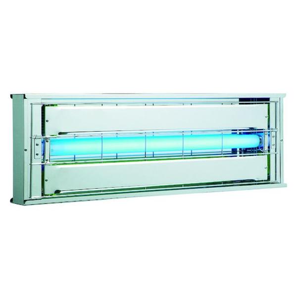 【商品説明】●壁直付けタイプのため、取り付けが簡単です。●取り付けスペースに応じて、縦型と横型が選択できます。●出入り口の低い位置に取り付けすることにより、工場内への虫の侵入を防ぎます。●UVによる壁焼け防止タイプです。●MPX−2000の...