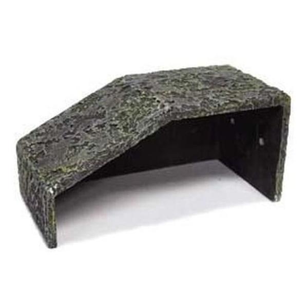 【商品説明】爬虫類や両生類の日光浴や隠れ家になるオーナメントです。生体が登りやすい形状です。【仕様】●材質：ポリレジン●サイズ：幅２３０×奥行１２０×高さ（後）１１０・（前）６０ｍｍ●重量：約９５０ｇ　<ジェットプライス>