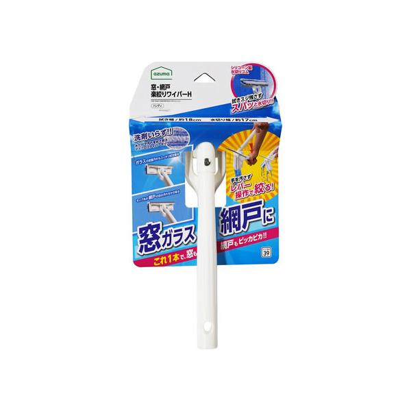 【商品説明】マイクロファイバーとブラシ繊維のＷのチカラで窓も網戸もこれ１本でお掃除できます。洗剤不要、水だけでＯＫ。ハンディタイプ。　ガラスをキレイに仕上げるシリコーン製の水切りゴム付きです。通常の丸型バケツに入るサイズなので、モップの洗浄...