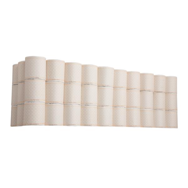 【仕様】●長さ：６５ｍ●紙幅：１１４ｍｍ●直径：１０４ｍｍ●ミシン目入り●材質：古紙パルプ配合率１００％●エンボス加工●シングル●芯あり●梱包サイズ：５２５×５２５×４８０ｍｍ●注文単位：１箱（１００ロール）●グリーン購入法適合　<ジ...