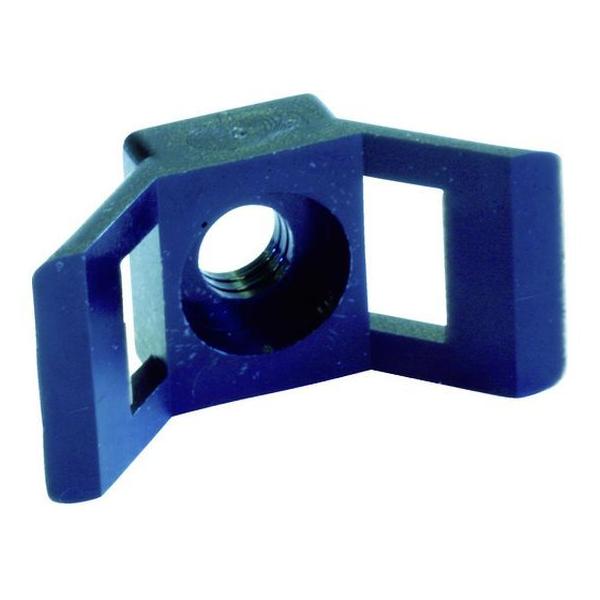 【商品説明】●ケーブルタイを固定し、電線、ケーブルをまとめることができます。【仕様】●型番：SUP.3.401　●入数：100個　●色：黒　●使用結束バンド幅（mm）：〜9　●下穴径（mm）：5　●d1（mm）：9．5　●d2（mm）：5　...