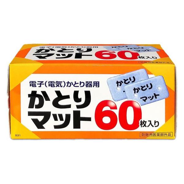 【商品説明】電子（電気）蚊取り器専用の蚊取りマットです。　ピレスロイド系の殺虫成分を配合し、蚊に対して効果的で、約１２時間効き目が持続します。　お手持ちの電子（電気）蚊取り器で使用可能。　１枚当たり約８畳の広さをカバー。　爽やかな香りが漂う...