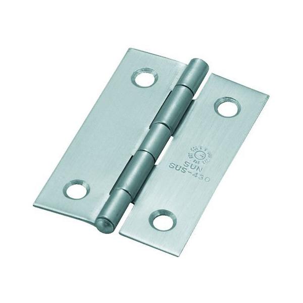 【仕様】●型番：ST-999-51HL　●入数：10個　●全長（mm）：51 ●幅（mm）：34 ●厚さ（mm）：0．8 ●D2（mm）：4．8 ●ねじ穴数：4 ●穴径（mm）：4．2 ●耐荷重（kg）2個使用時：3 ●木ねじ入数：40 ●...