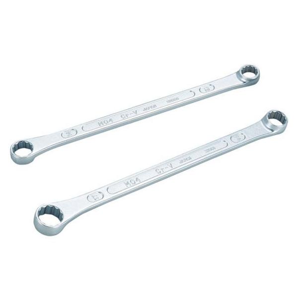 【商品説明】●高さ制限のある狭い箇所に最適です。●めがね部は１２角です。【仕様】●型番：M04-1214　●全長（ｍｍ）：２２４●対辺寸法（ｍｍ）：１２×１４　●ストレートタイプ　●構造用鋼●表面処理：メッキ処理　<ジェットプライス>