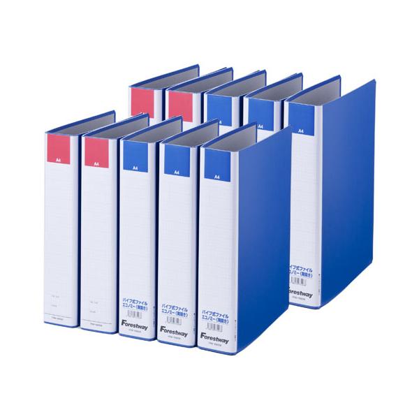 【商品説明】丈夫なオール金属とじ具は、安心な国内生産。【仕様】●両開き●色：青●サイズ：Ａ４タテ●外寸法：縦３０７×横２４６ｍｍ●背幅：６５ｍｍ●とじ厚：５０ｍｍ●収容枚数：５００枚●穴間隔：８０mmピッチ●背見出し紙差替え可能●材質：表紙...