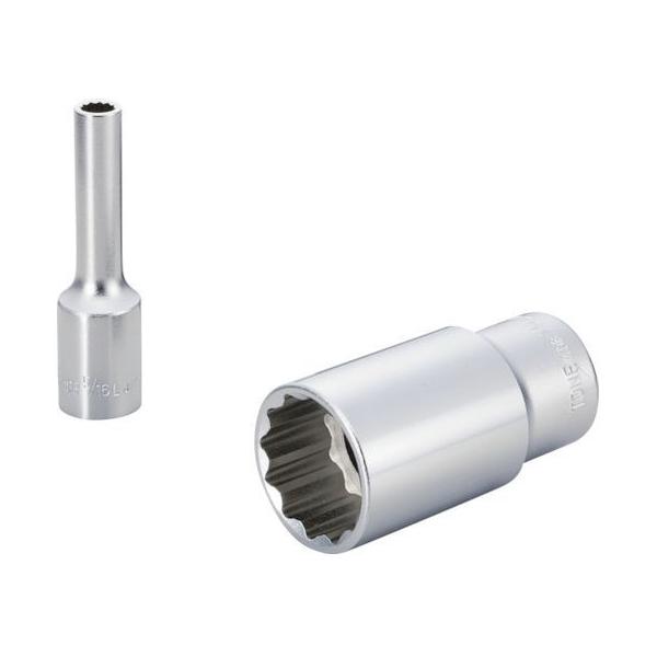 【商品説明】●ボルトが突き出したナットを回すのに最適です。●深い箇所のナットにも最適です。【仕様】●型番：4DB-38L　●差込角（ｍｍ）：１２．７●全長（ｍｍ）：８３●対辺寸法（インチ）：１−３／１６　●インチサイズ　●構造用鋼　　●イン...